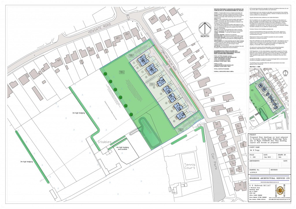 Planning permission approved for 9 house development in Bembridge ...